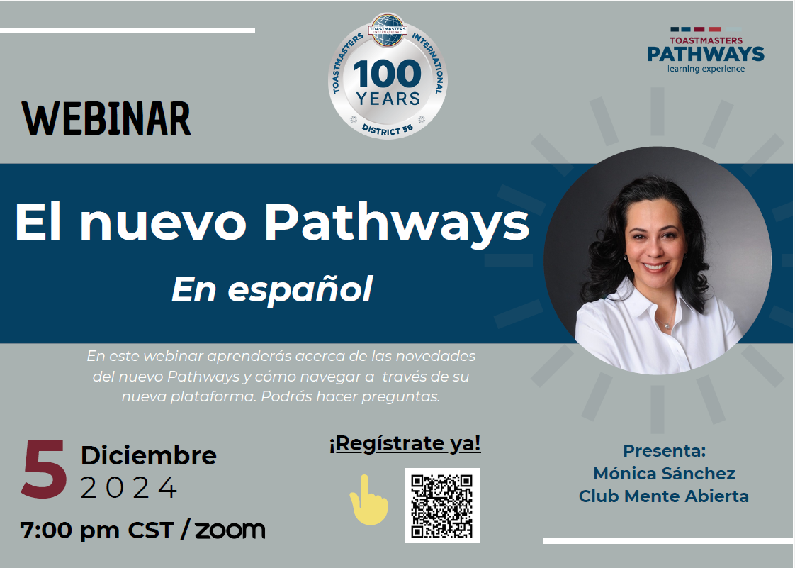 Pathways Webinar in Spanish! - Toastmasters Houston | Where Leaders Are ...